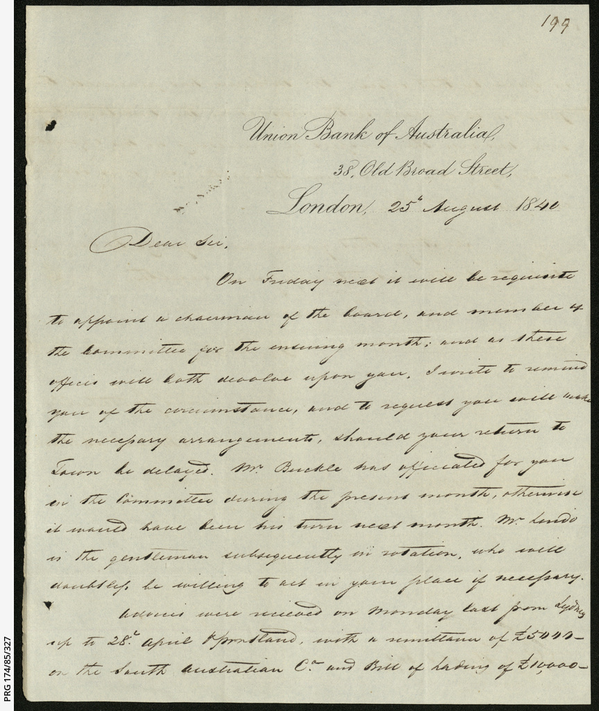 George Fife Angas : SUMMARY RECORD • Mixed material • State Library of ...