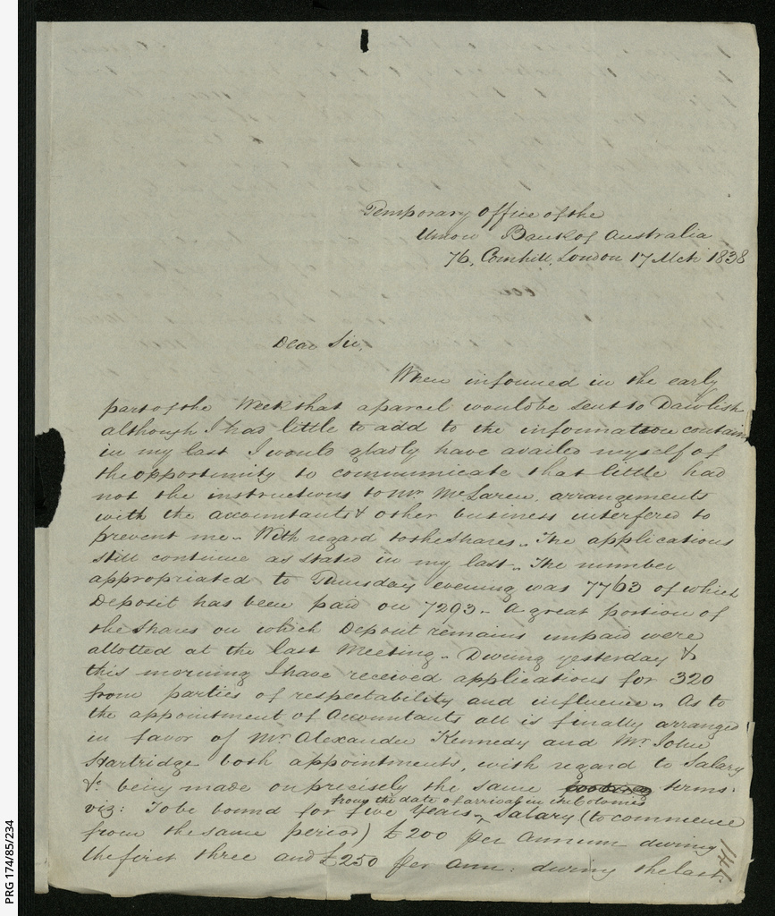 George Fife Angas : SUMMARY RECORD • Mixed material • State Library of ...