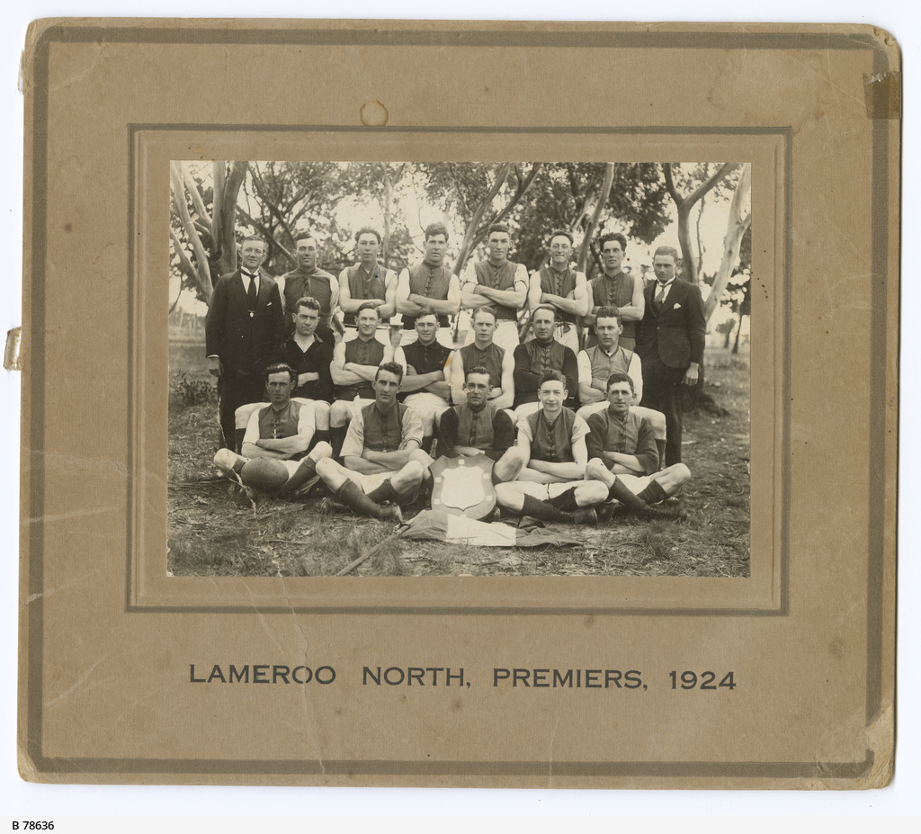 Lameroo North, Premiers, 1924 • Photograph • State Library of South ...