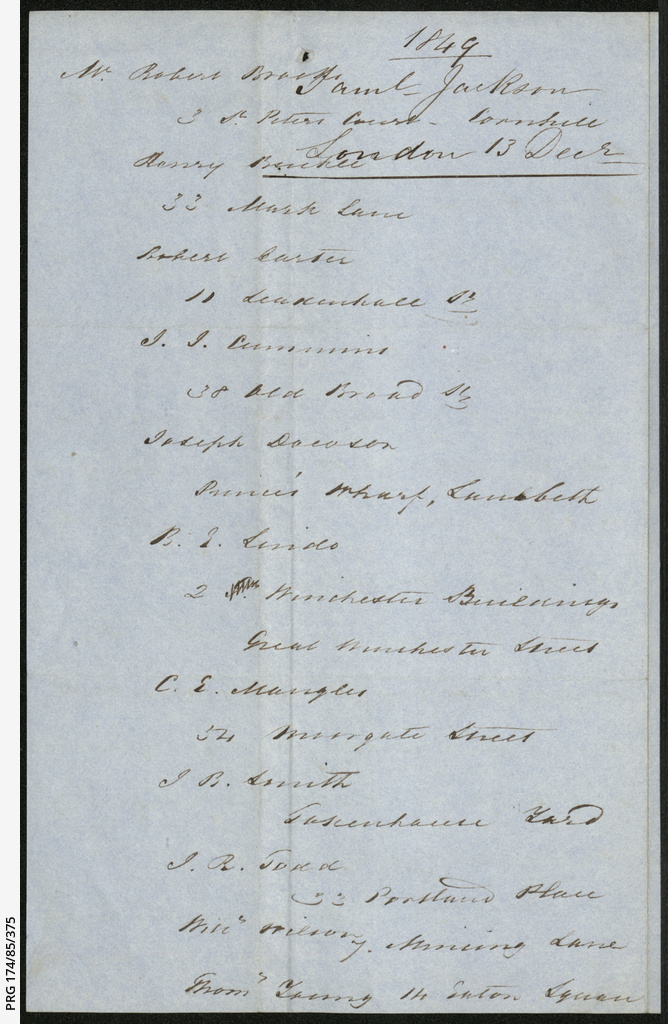 George Fife Angas : SUMMARY RECORD • Mixed material • State Library of ...