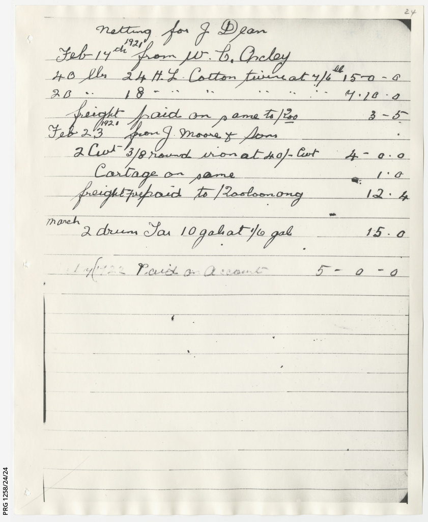 Diary of John Conner • Manuscript • State Library of South Australia