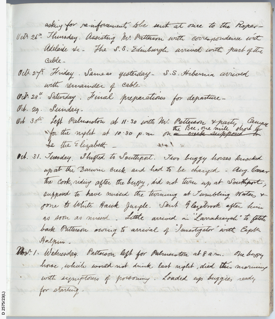 Diary of Walter Rutt • Manuscript • State Library of South Australia
