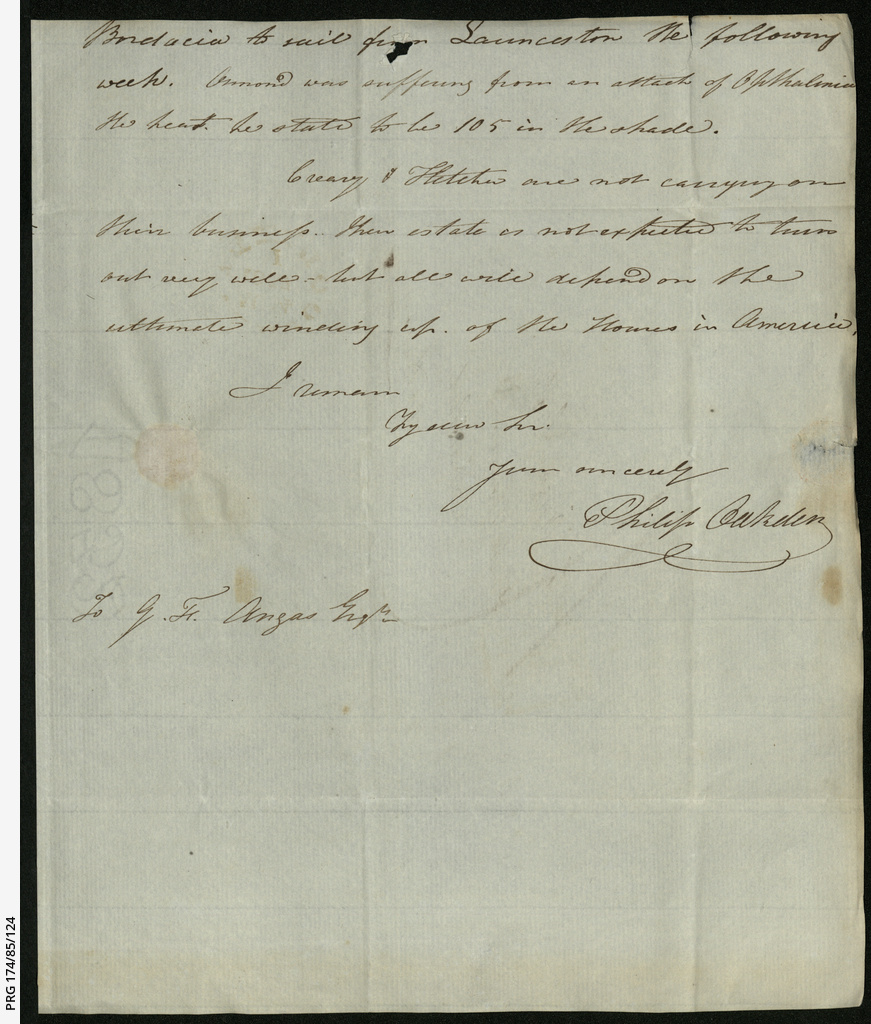 George Fife Angas : SUMMARY RECORD • Mixed material • State Library of ...