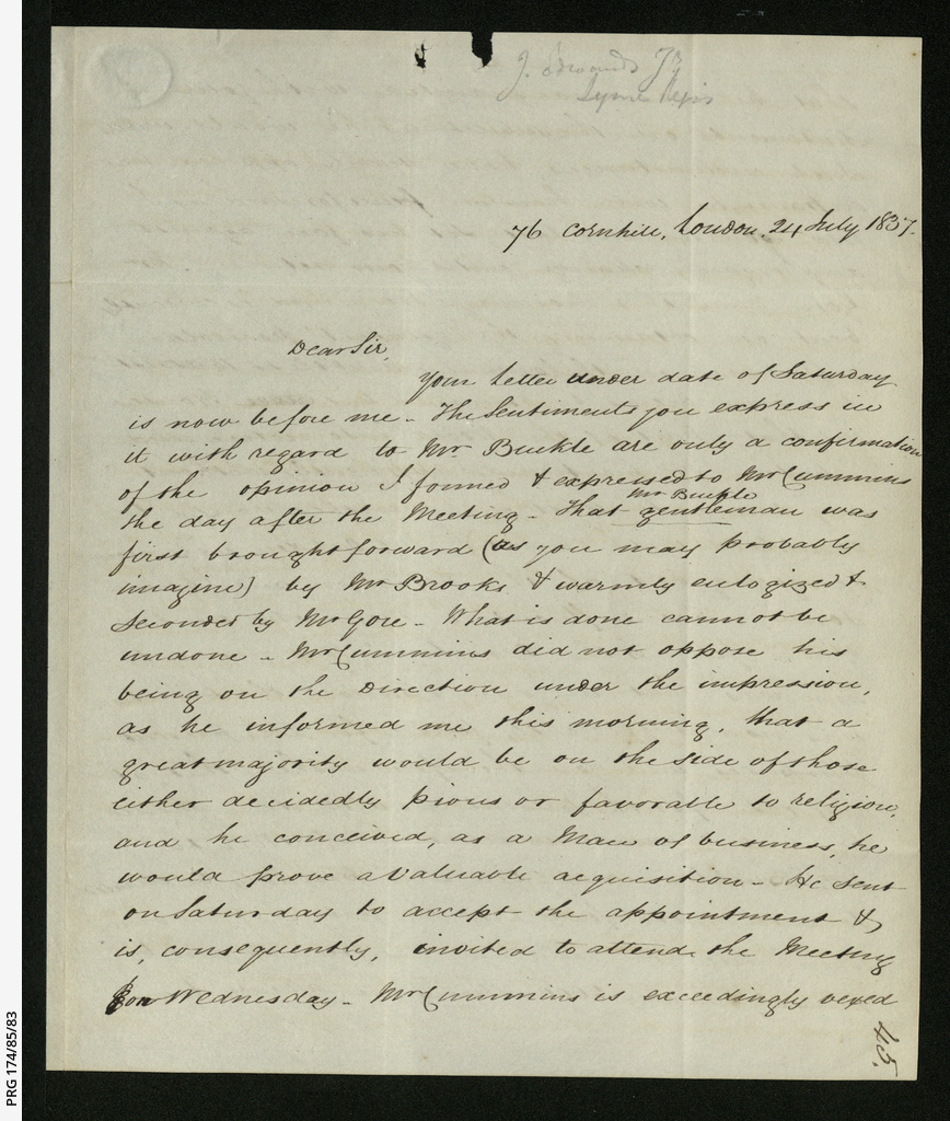 George Fife Angas : SUMMARY RECORD • Mixed material • State Library of ...