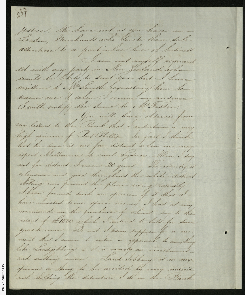 George Fife Angas : SUMMARY RECORD • Mixed material • State Library of ...